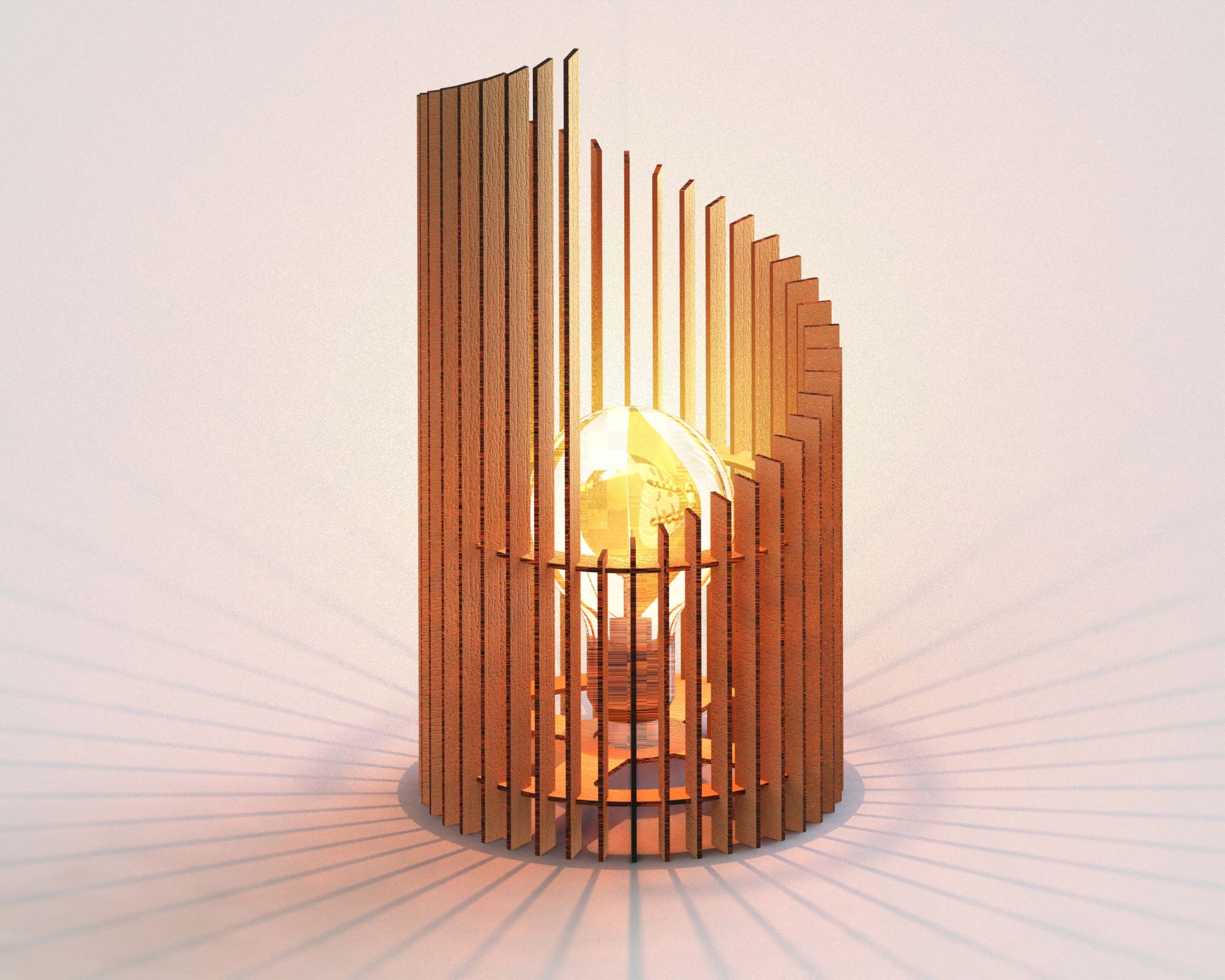 Desktop Light or Ceiling Chandelier Laser Cutting File Bundle – Laser ...