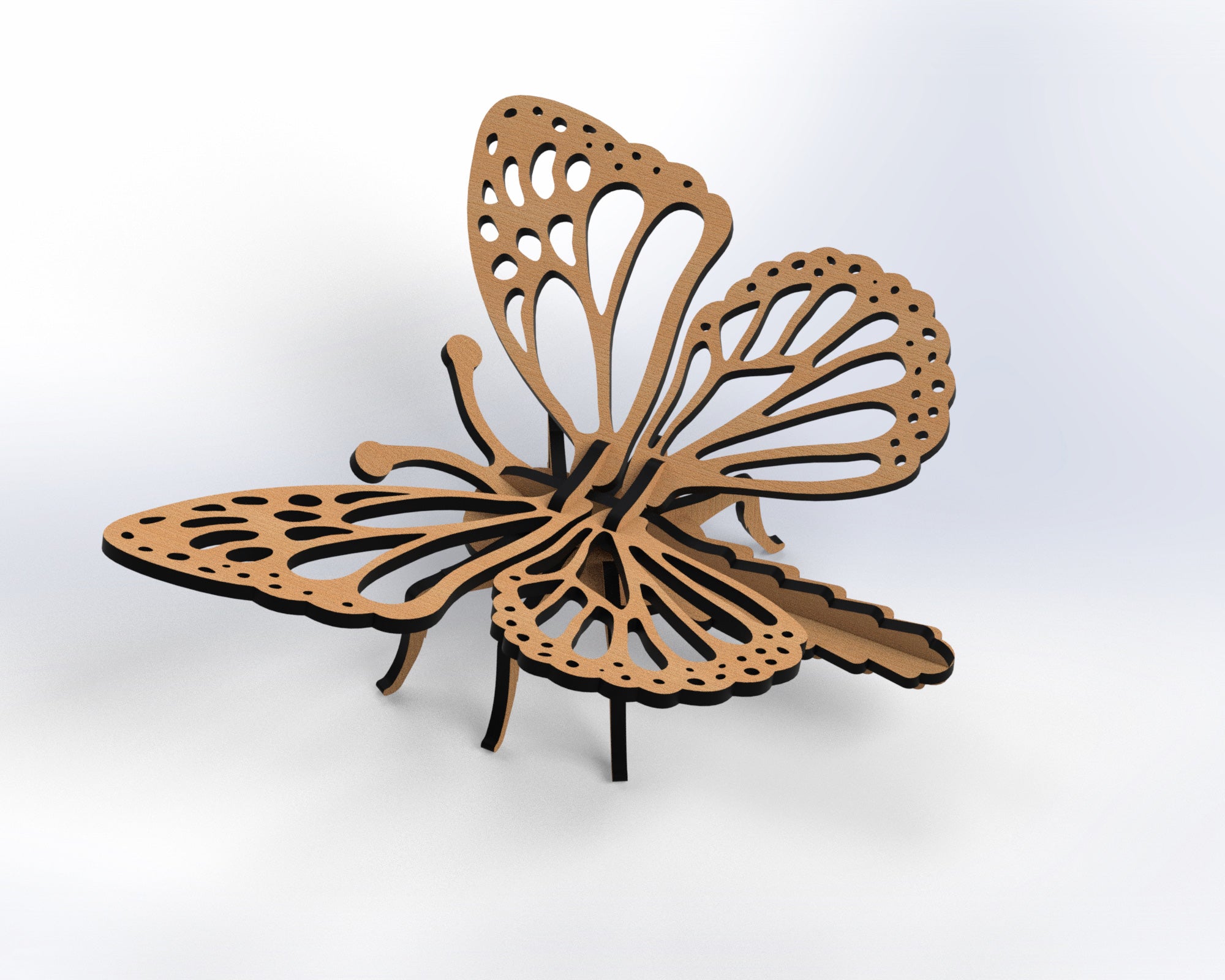 SVG Laser Cut Butterfly DIY Digital Download – Laser Cut File Archive