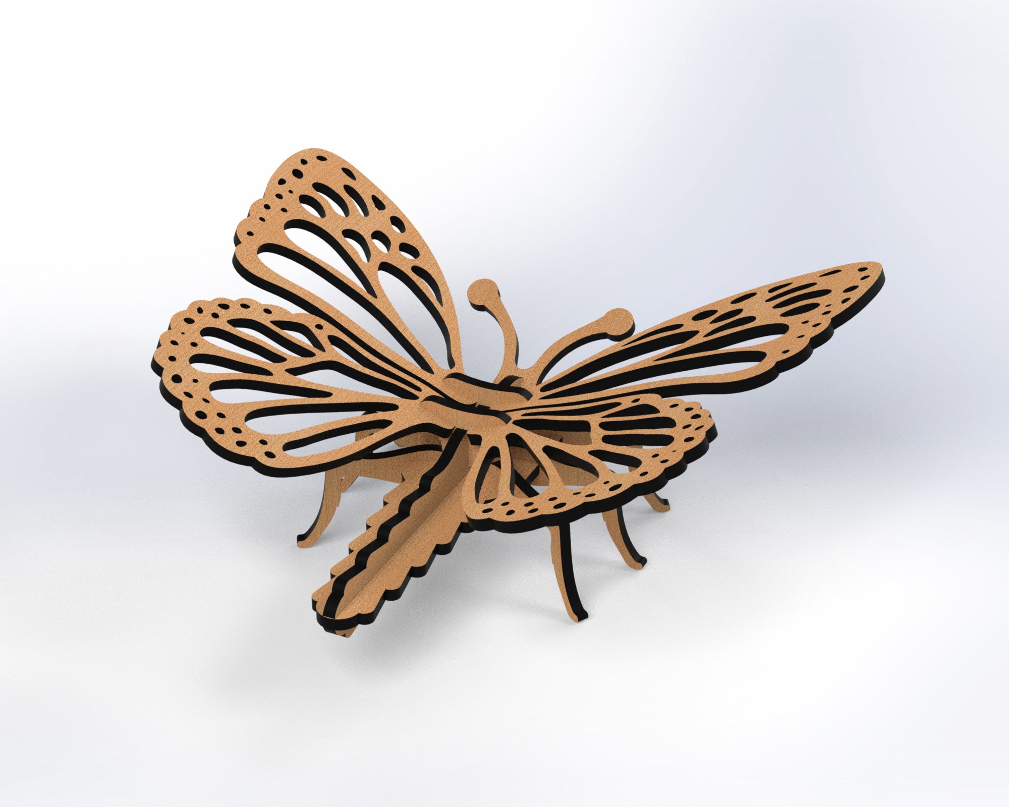 SVG Laser Cut Butterfly DIY Digital Download – Laser Cut File Archive