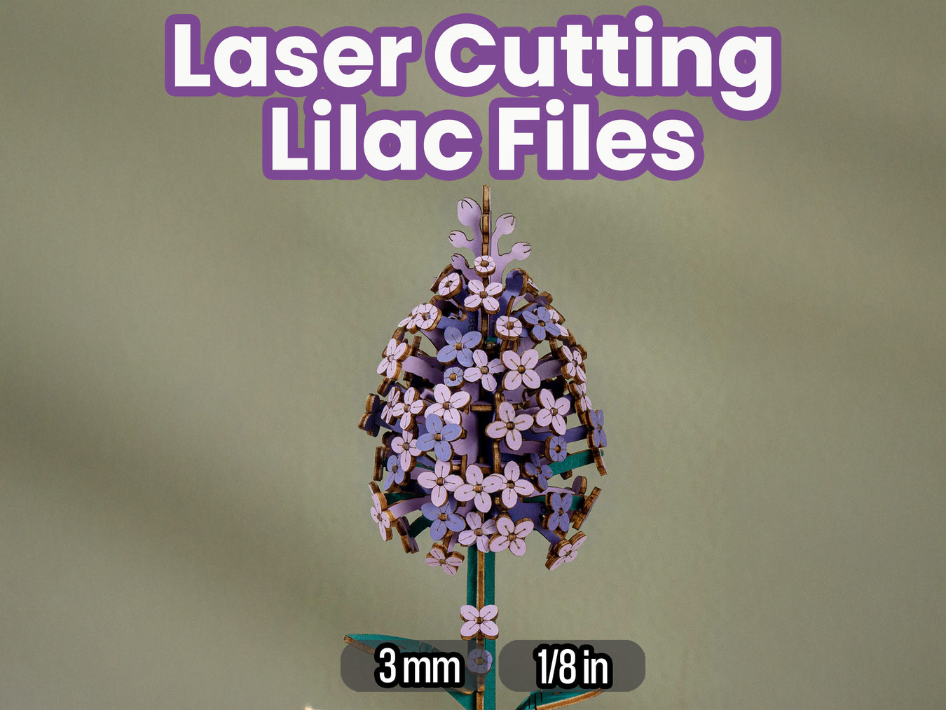 3D Flowers – Laser Cut File Archive